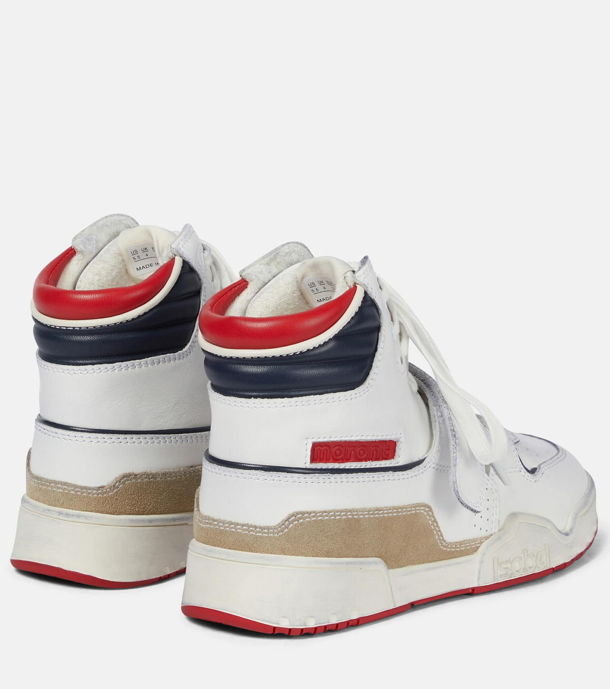 Isabel Marant - Alsee leather high-top sneakers Isabel Marant