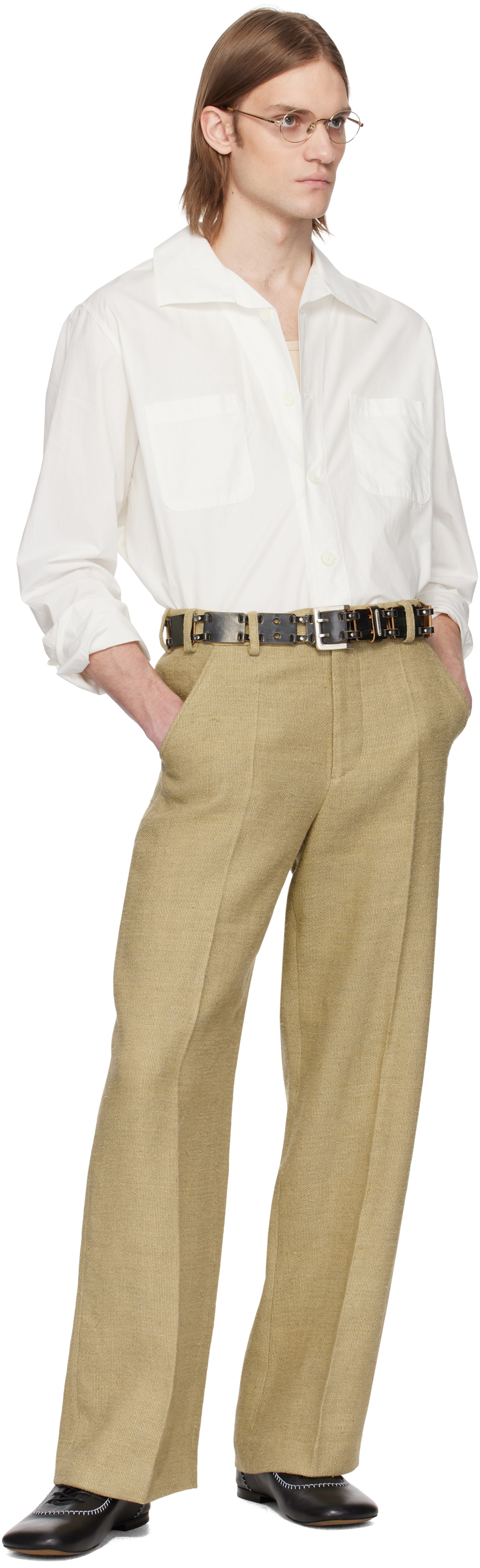 OUR LEGACY White Funnel Shirt Our Legacy