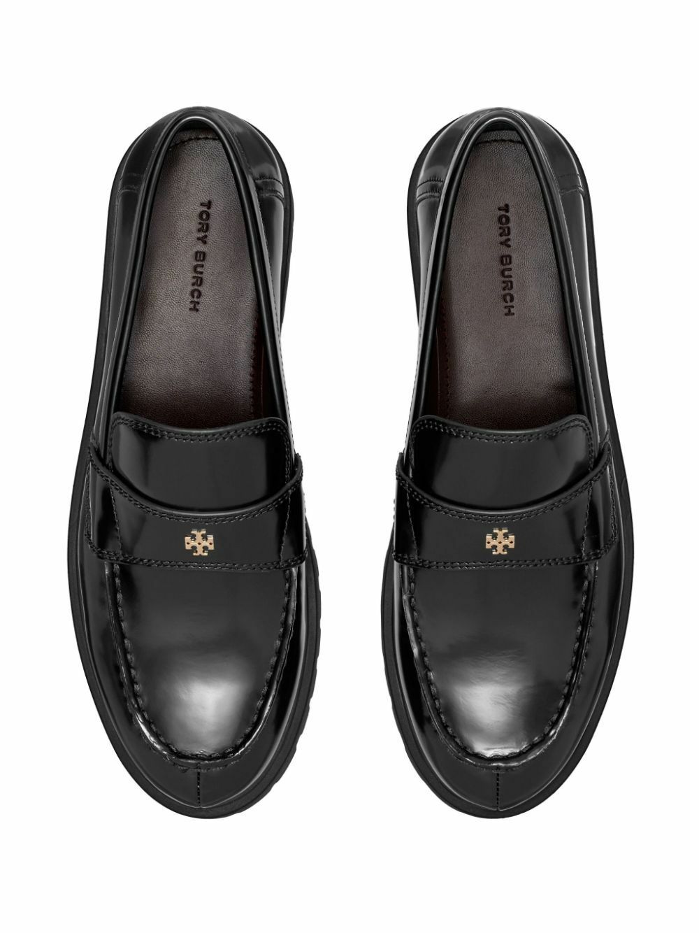Tory Burch Logo Appliqué Loafers Tory Burch