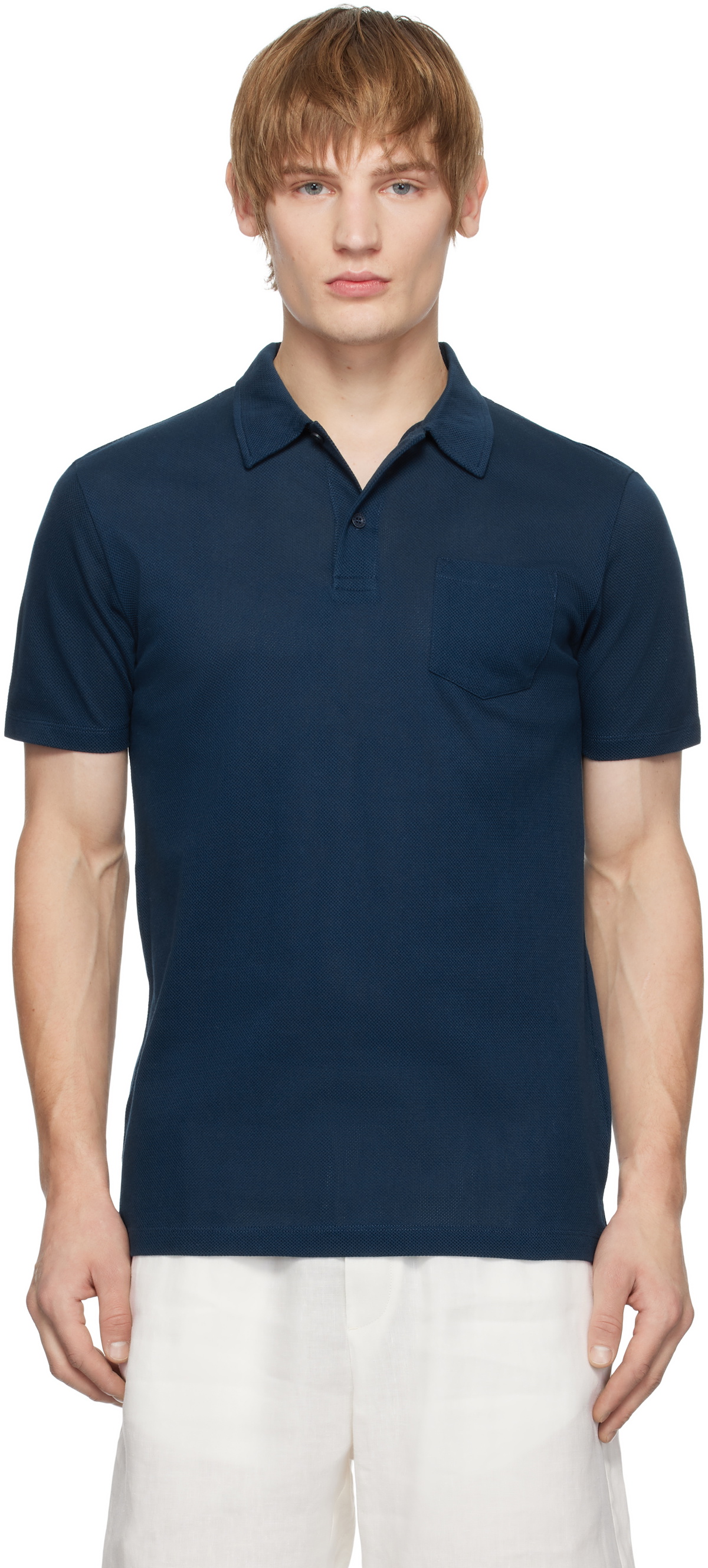 Sunspel Blue Riviera Polo Sunspel