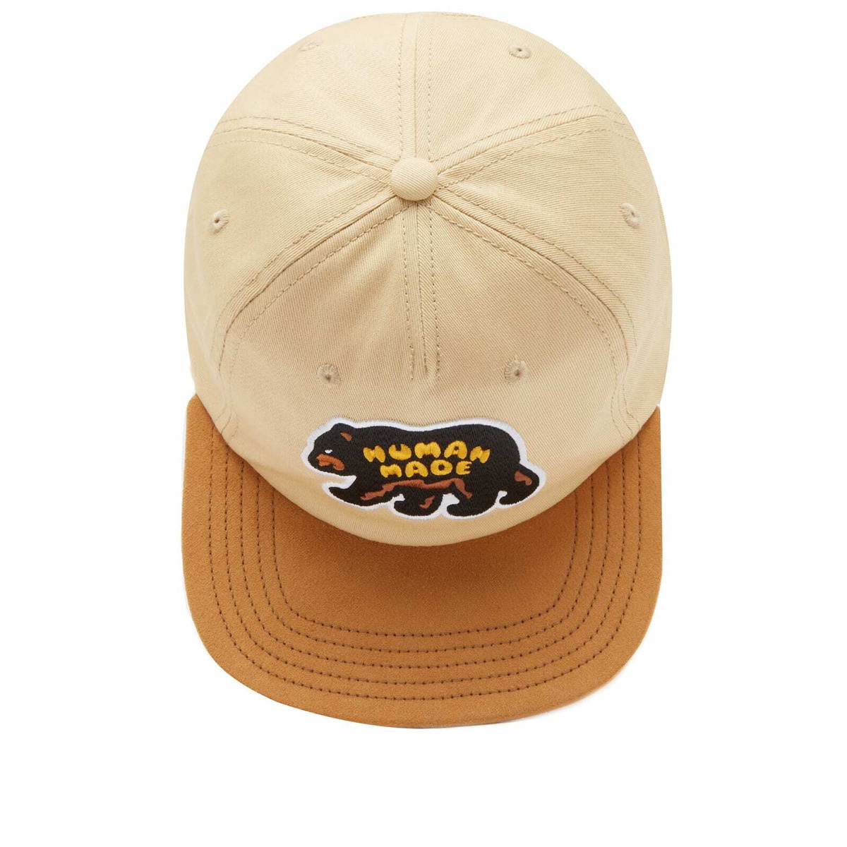 Human Made Men's Bear Cap in Beige Human Made