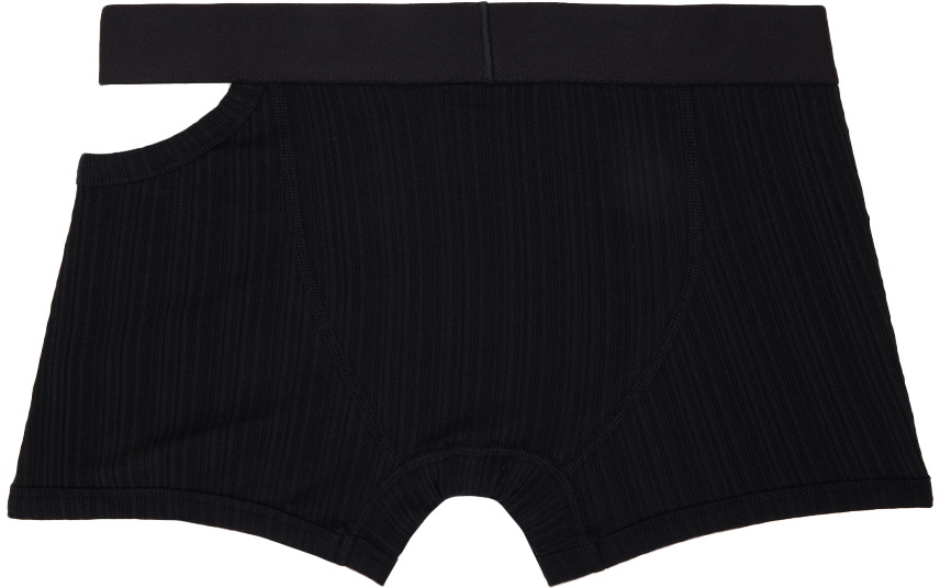 LGN Louis Gabriel Nouchi Black Cutout Boxers LGN LOUIS GABRIEL NOUCHI