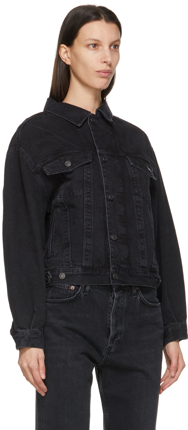AGOLDE Black Denim Charli Jacket AGOLDE