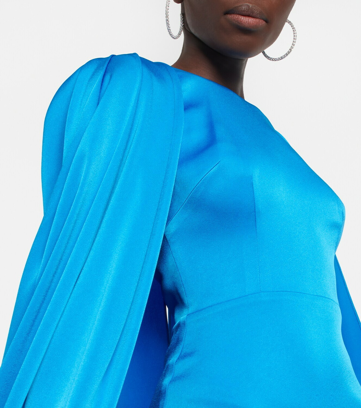 Alex Perry Beckett satin crêpe midi dress Alex Perry