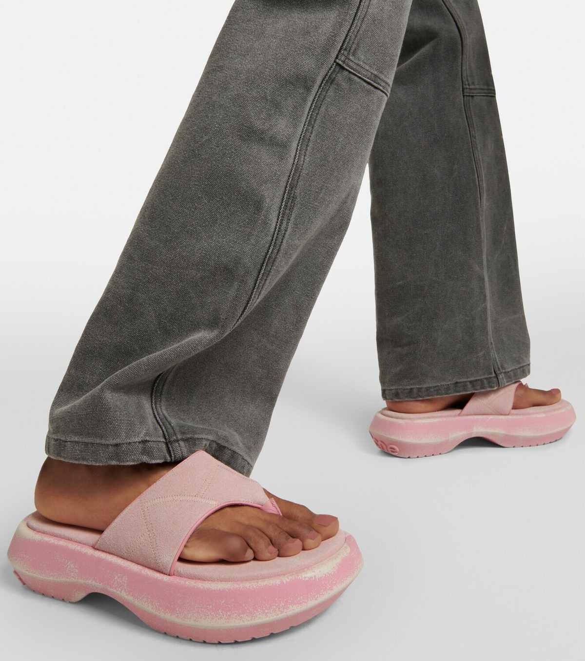 Acne Studios - Platform leather sandals Acne Studios