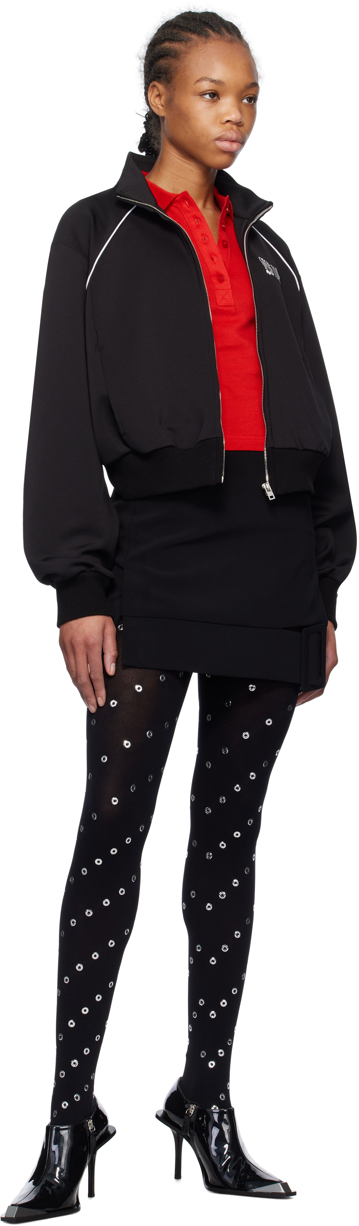 We11done Black Logo Track Jacket We11done