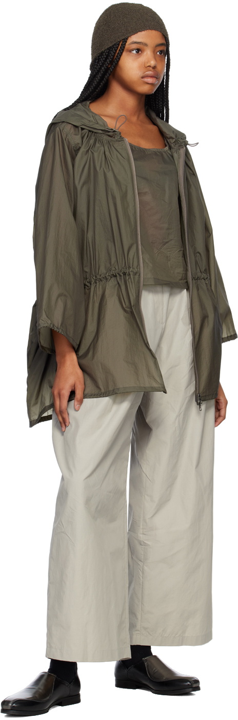 AMOMENTO Khaki String Tank Top AMOMENTO