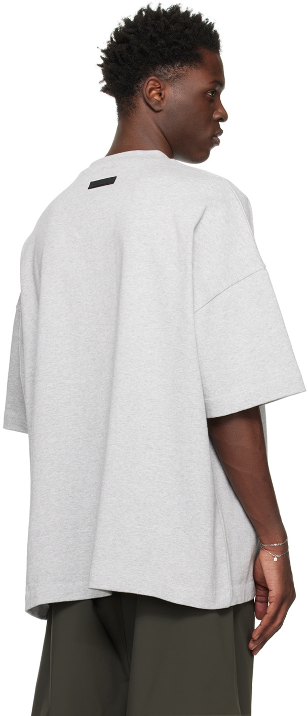 Fear of God ESSENTIALS Gray Crewneck T-Shirt Fear Of God Essentials