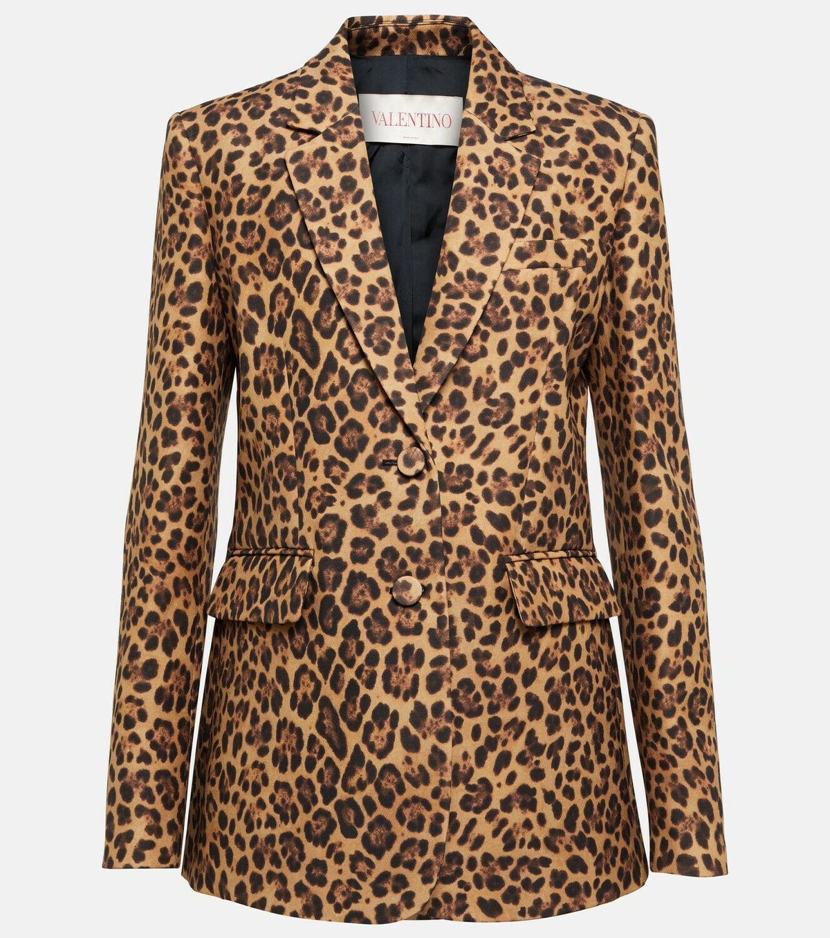 Valentino Leopard-print Crêpe Couture blazer Valentino