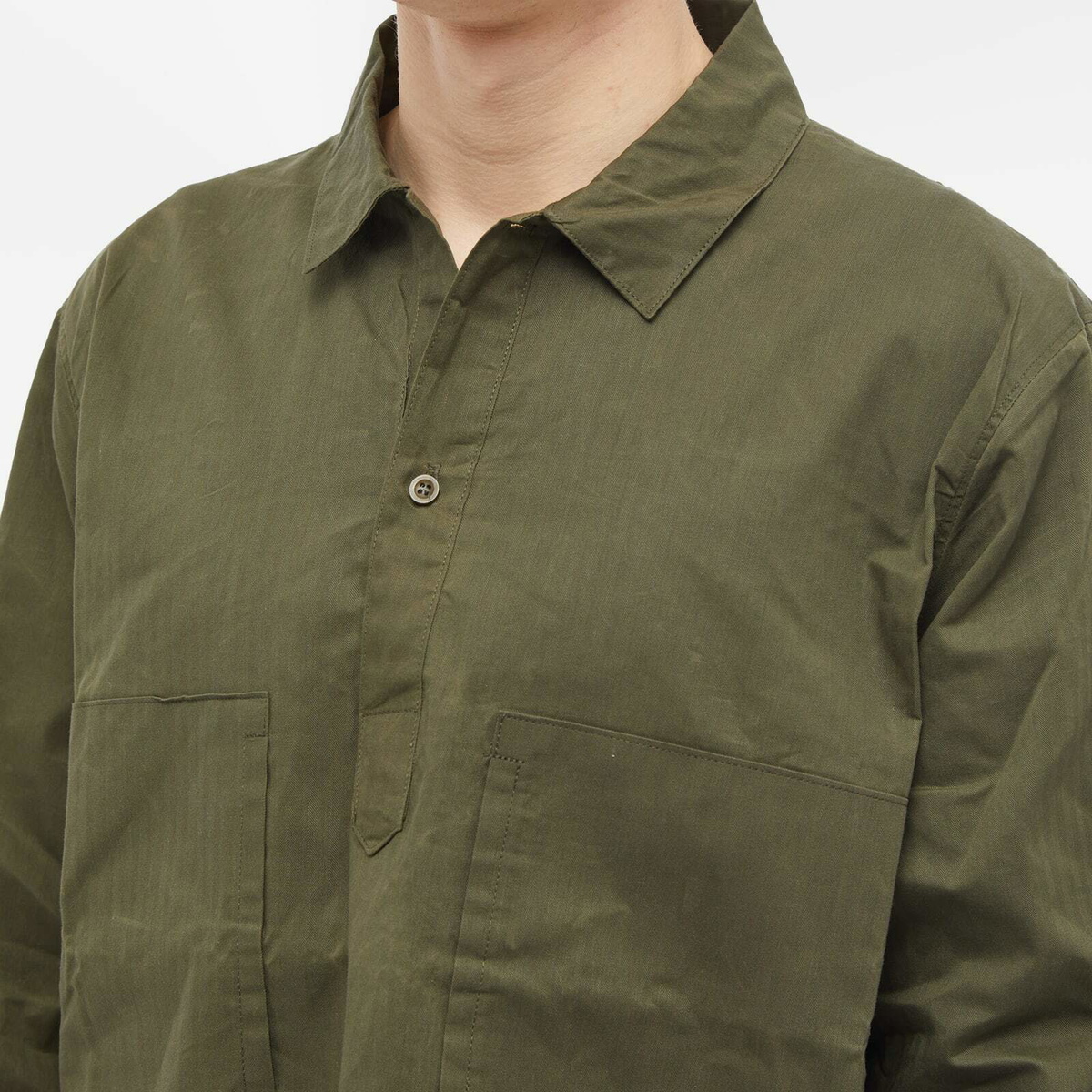 WAWWA Men's Pullover Smock in Olive WAWWA