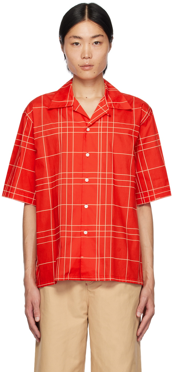 Marni Red Check Shirt Marni