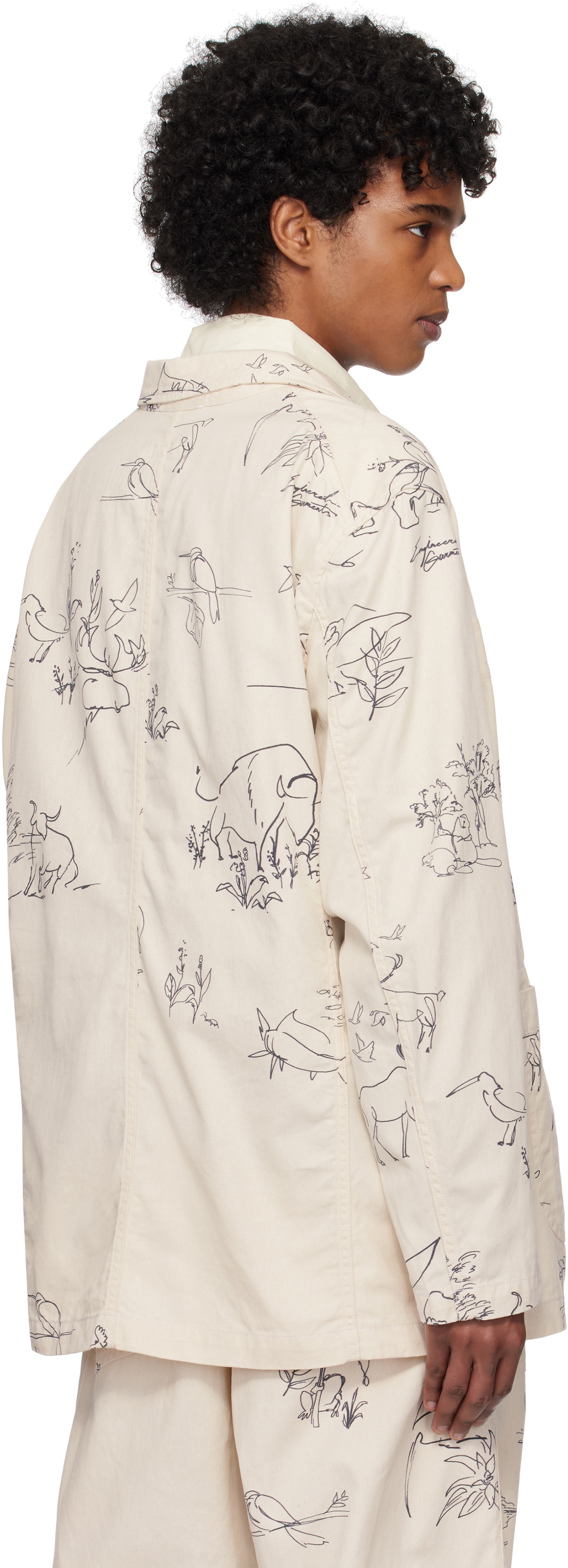 Engineered Garments Off-White Bedford Blazer Engineered Garments
