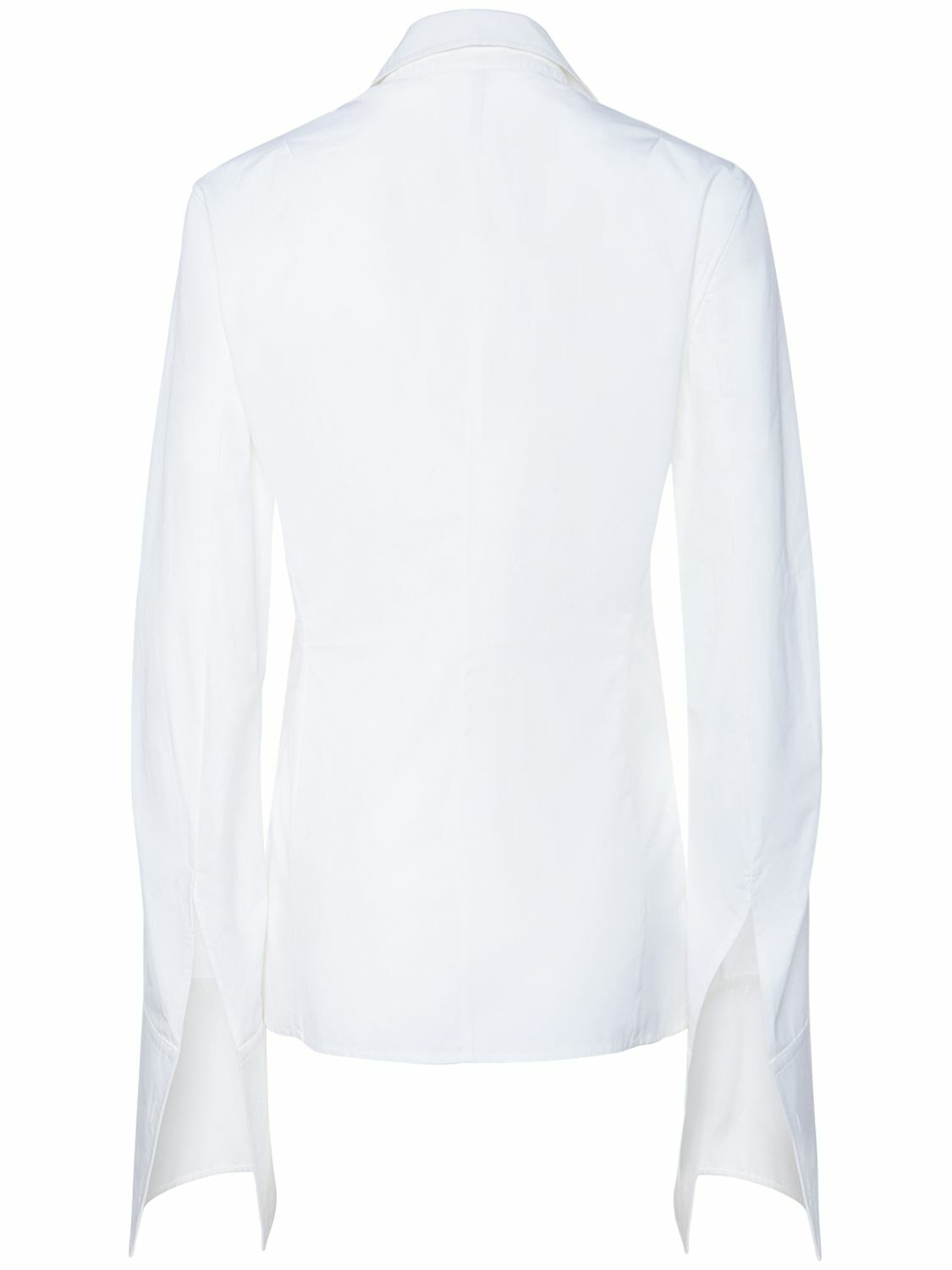 ANN DEMEULEMEESTER - Linsey Open Front Poplin Shirt Ann Demeulemeester