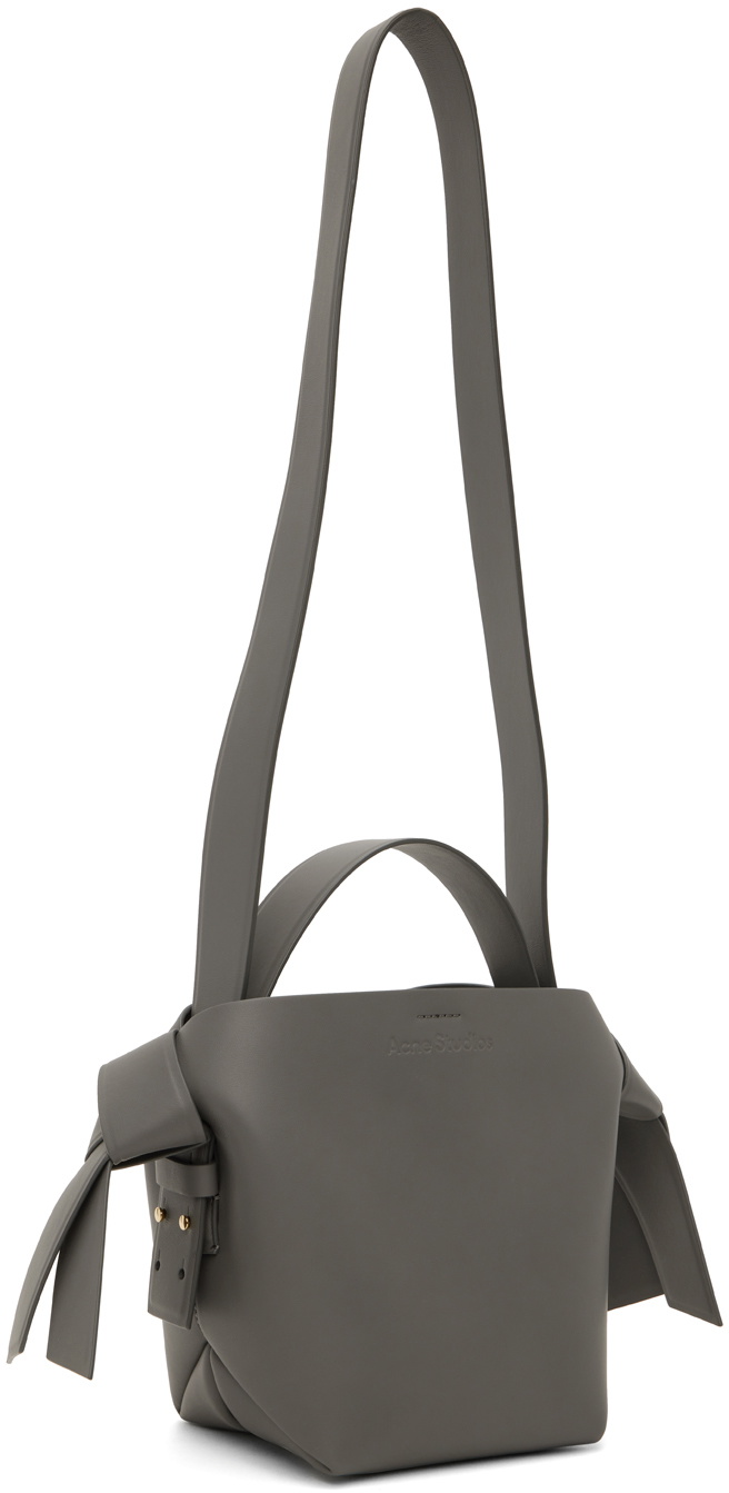 Acne Studios Gray Mini Musubi Shoulder Bag Acne Studios