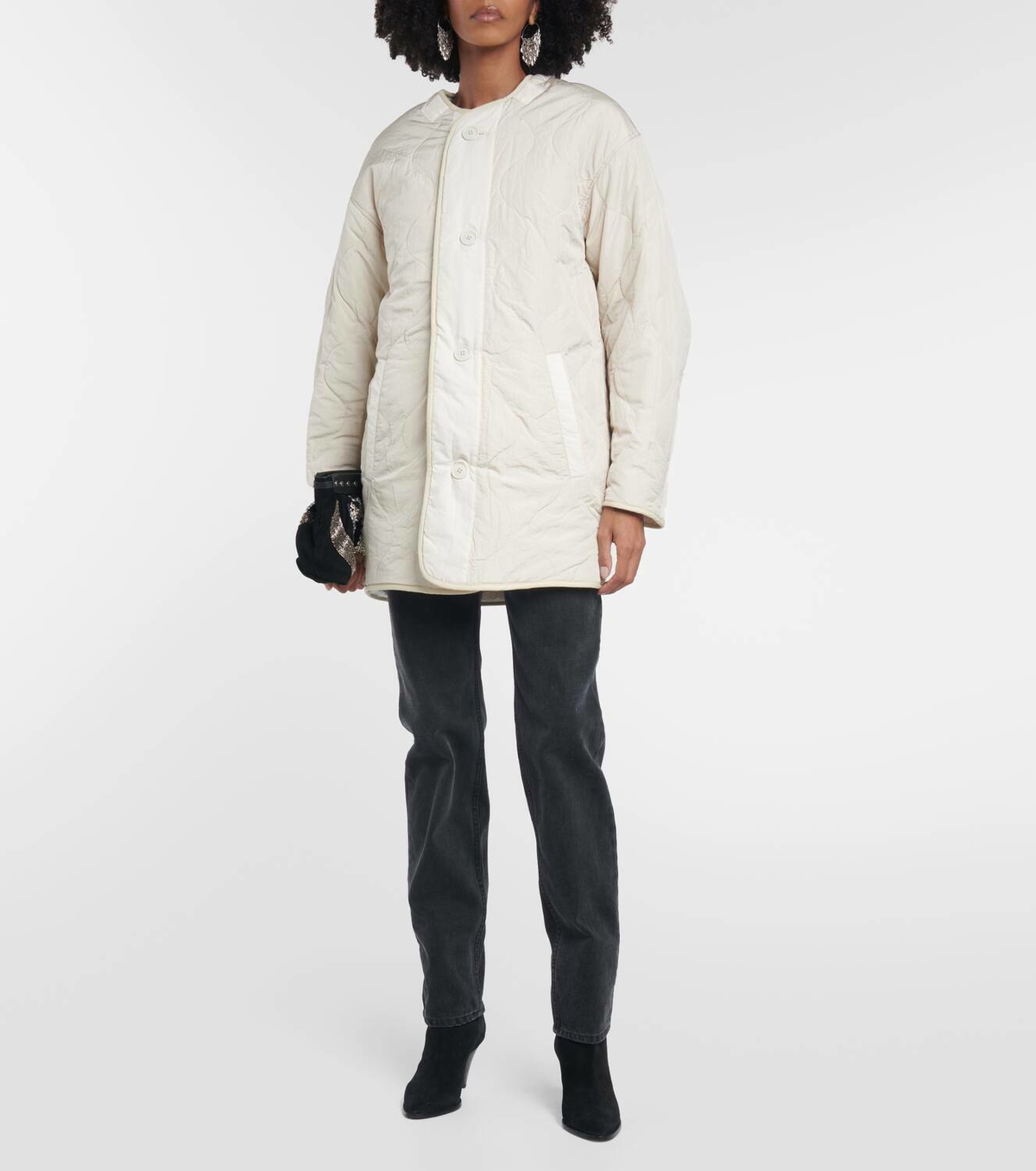 Marant Etoile Himemma faux shearling jacket Isabel Marant Etoile