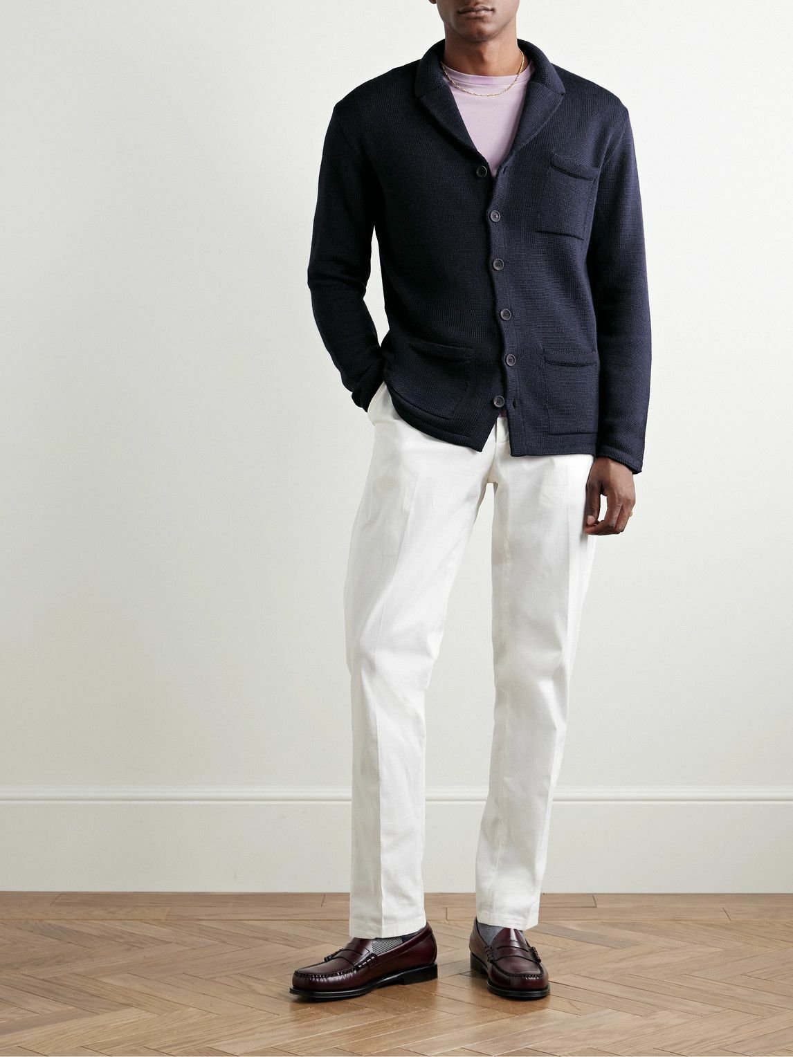 Inis Meáin - Pub Jacket Alpaca, Merino Wool, Cashmere and Silk-Blend ...