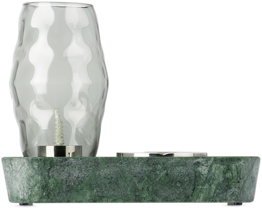 Houseplant Green Oil Lamp & Ashtray Set Houseplant Houseplant Green Oil Lamp & Ashtray Set Houseplant