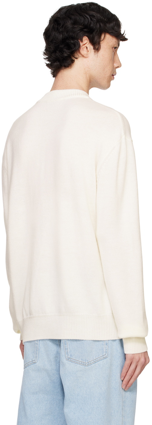 Balmain Off-White Wool 'Balmain Kiss' Sweater Balmain