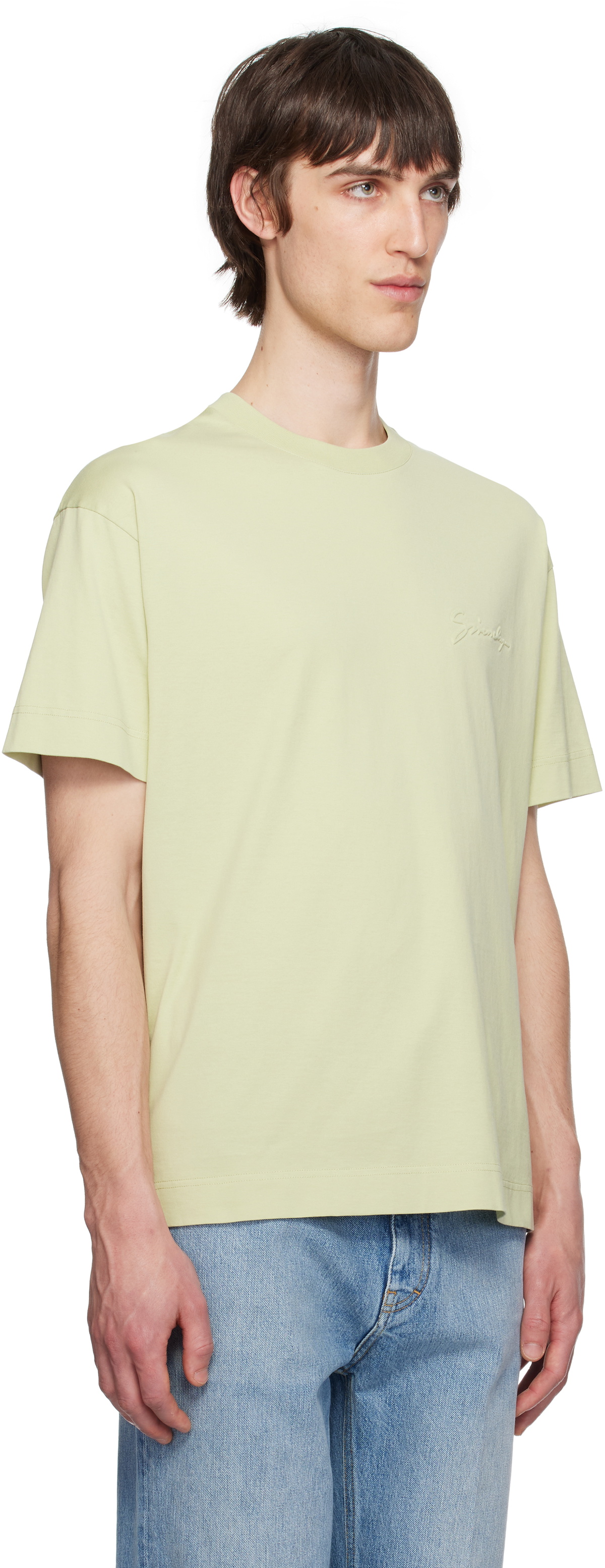 Givenchy Green 'GIVENCHY' Signature T-shirt Givenchy