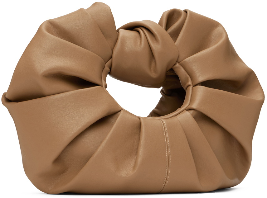 GIA STUDIOS Brown Mini Croissant Bag GIA STUDIOS