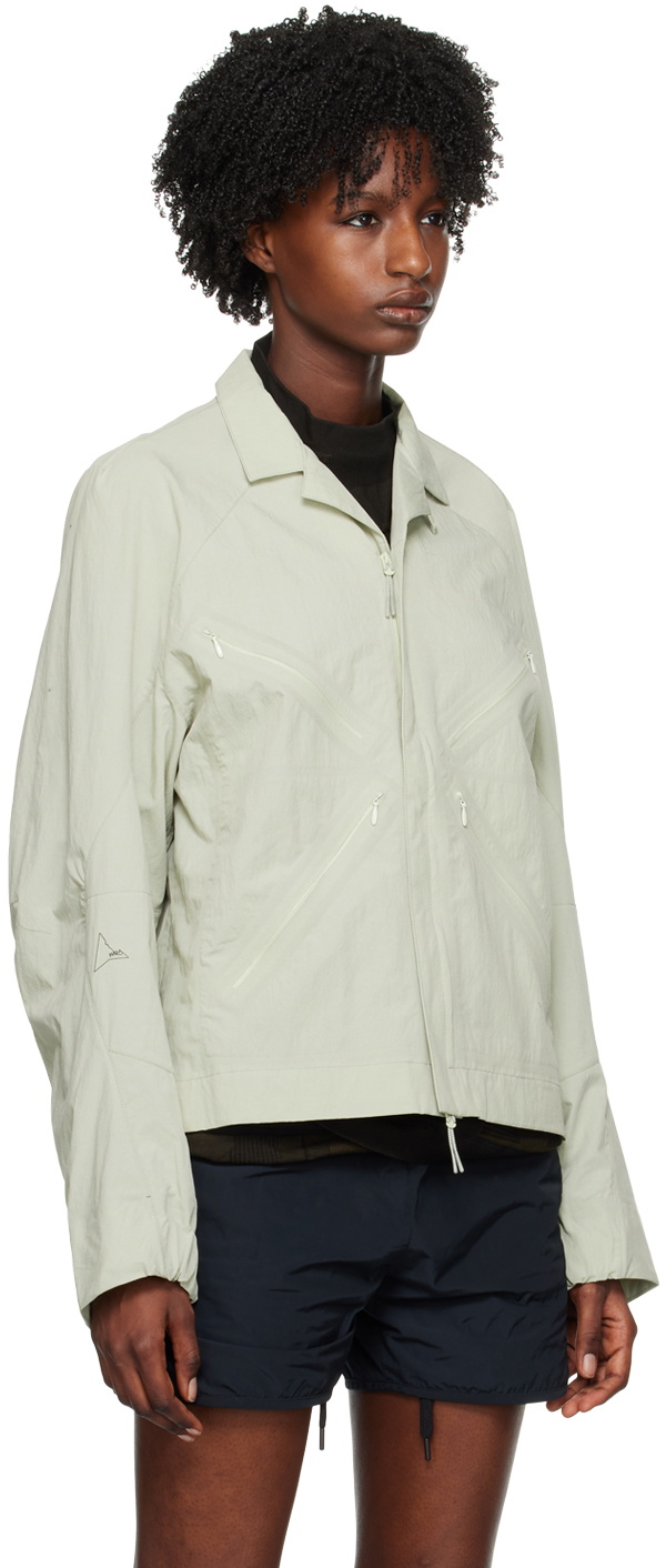 ROA Khaki Two-Way Zip Shirt Jacket ROA