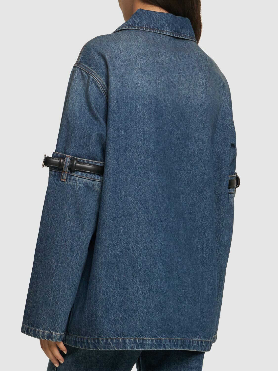 COPERNI Hybrid Cotton Denim Jacket Coperni