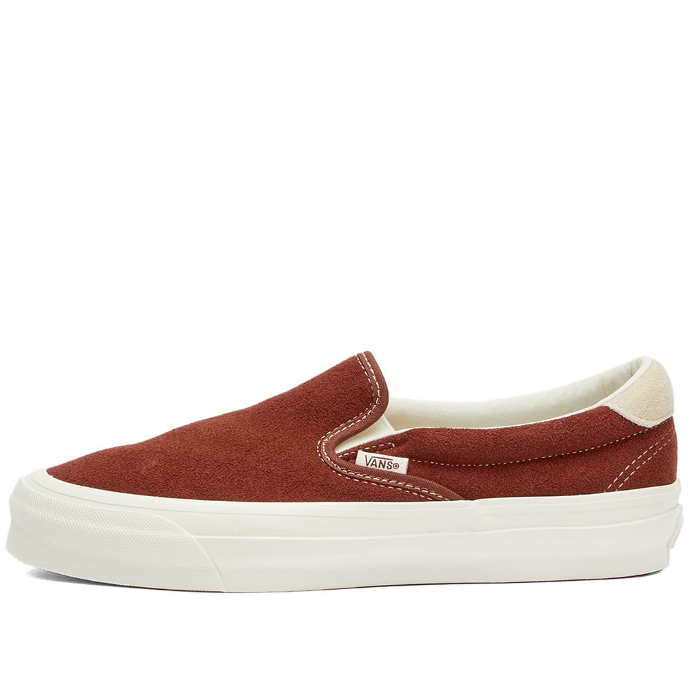 Vans Vault Men's OG Slip-On 59 LX Sneakers in Suede Brown Vans