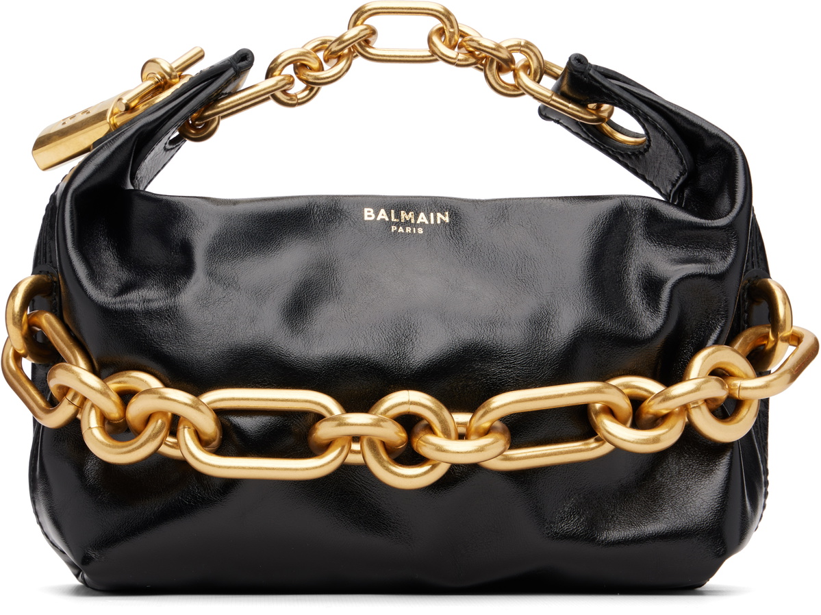 Balmain Black Mini Sync Bag Balmain