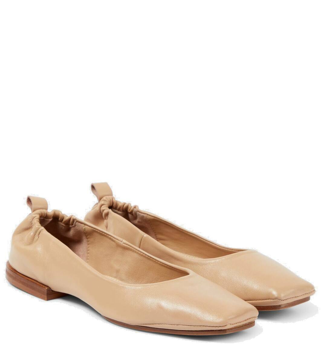Souliers Martinez Montjuic leather ballet flats Souliers Martinez
