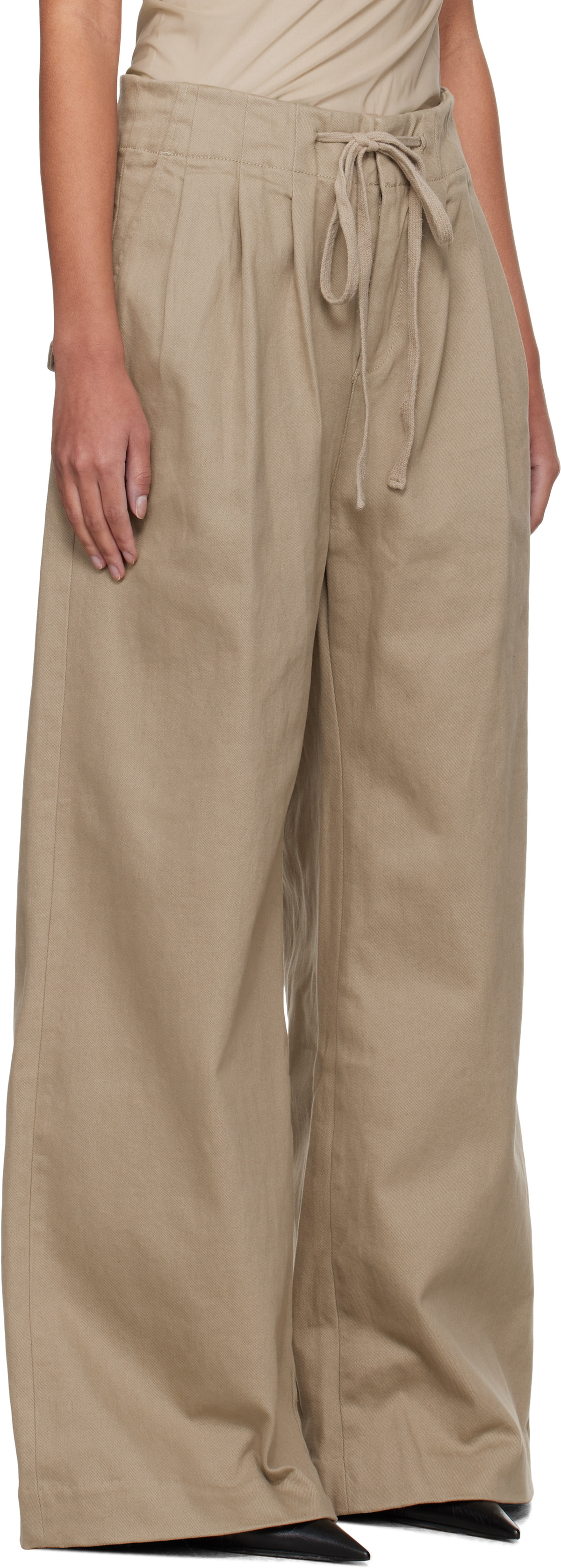 Entire Studios Tan Cinch Trousers Entire Studios
