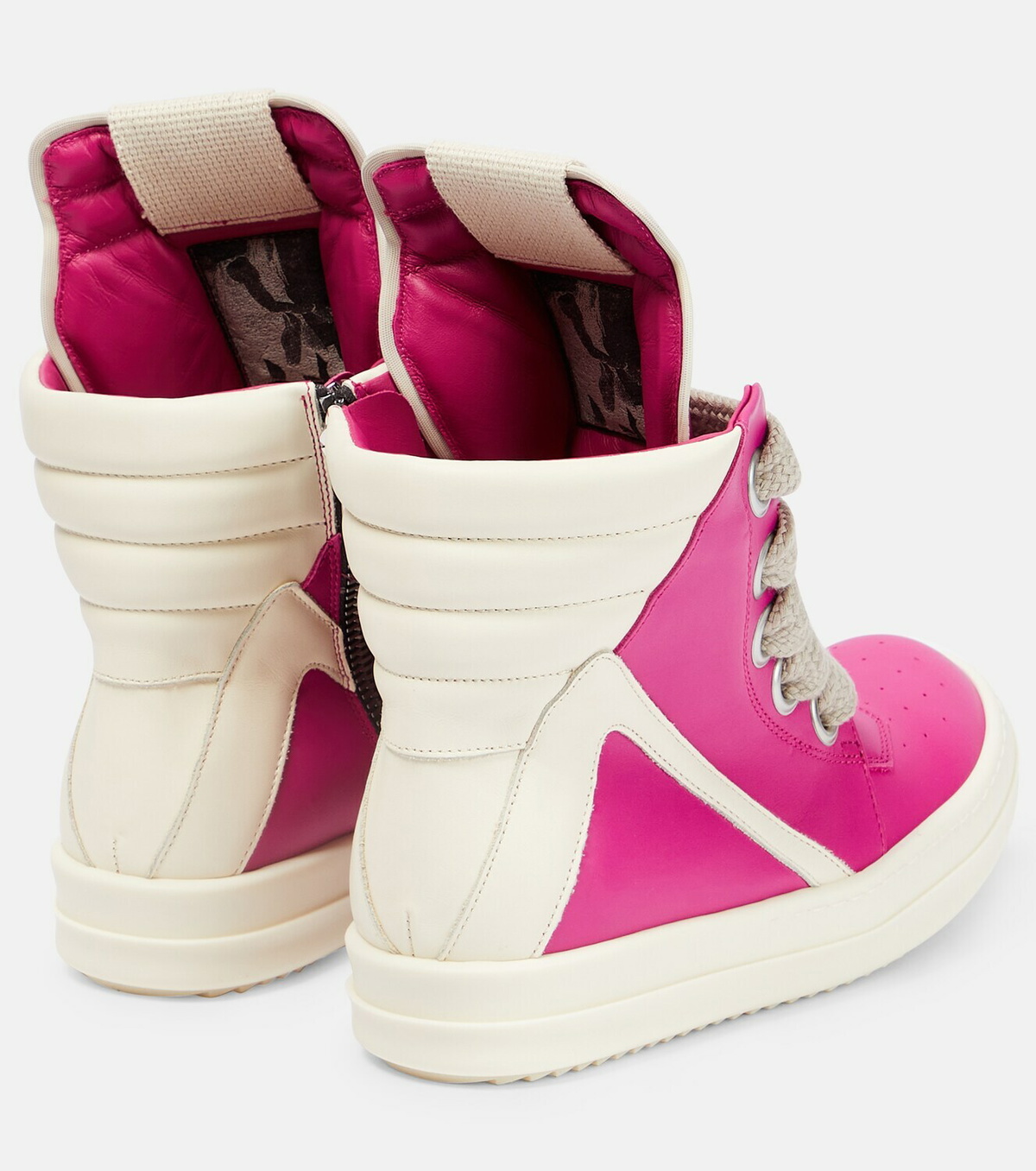 Rick Owens - Goebasket Jumbo leather sneakers Rick Owens