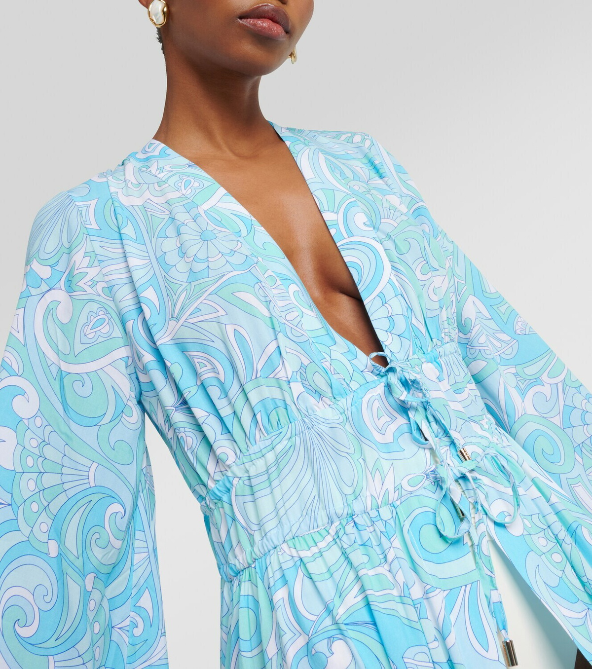 Melissa Odabash Farrah printed kaftan Melissa Odabash