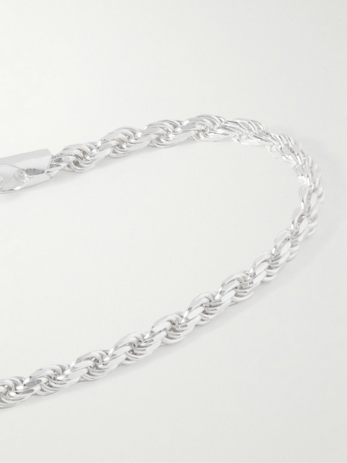 Hatton Labs - Twisted Rope Silver Chain Bracelet - Silver Hatton Labs