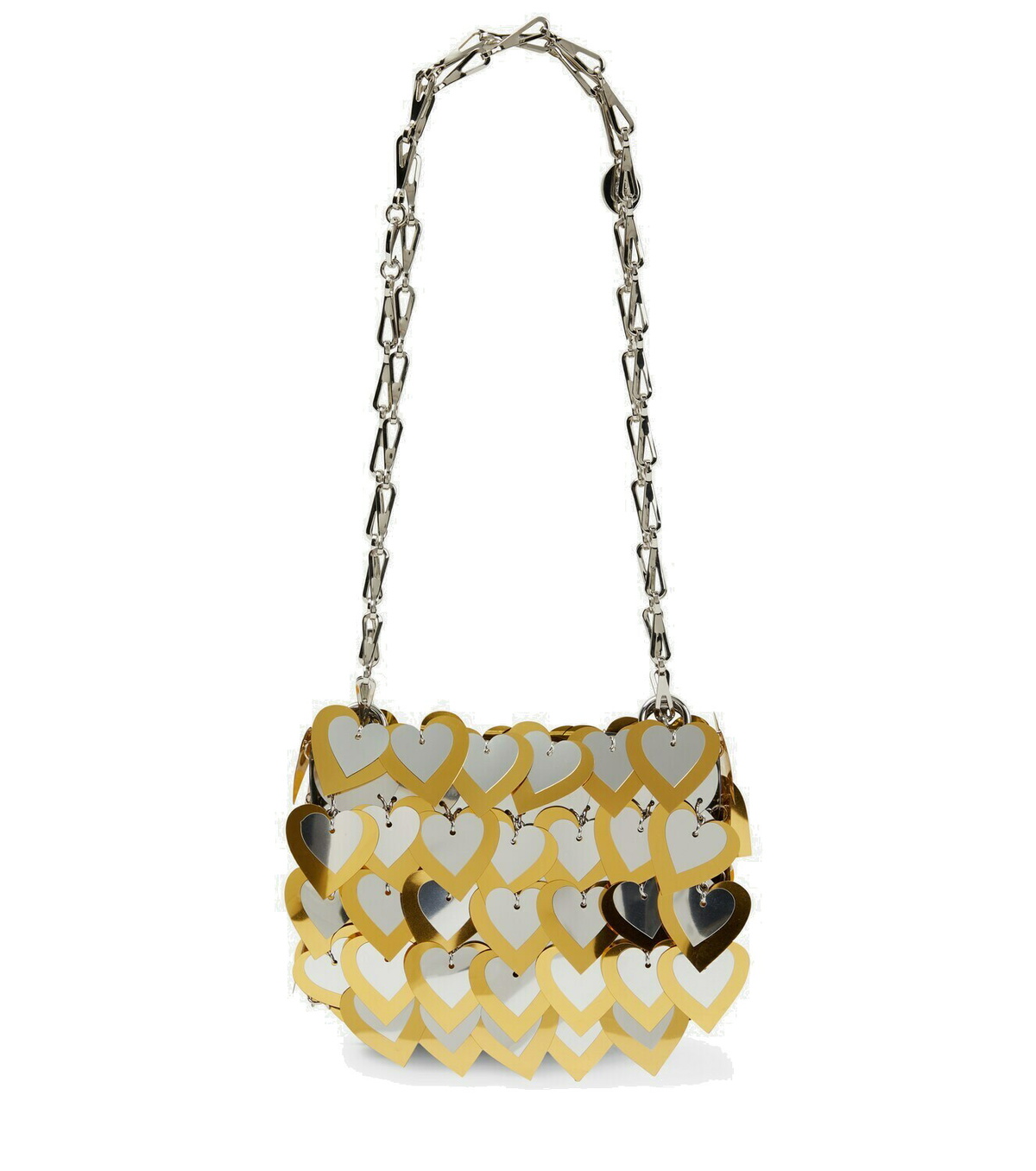 Paco Rabanne - Sparkle Micro metal shoulder bag Paco Rabanne