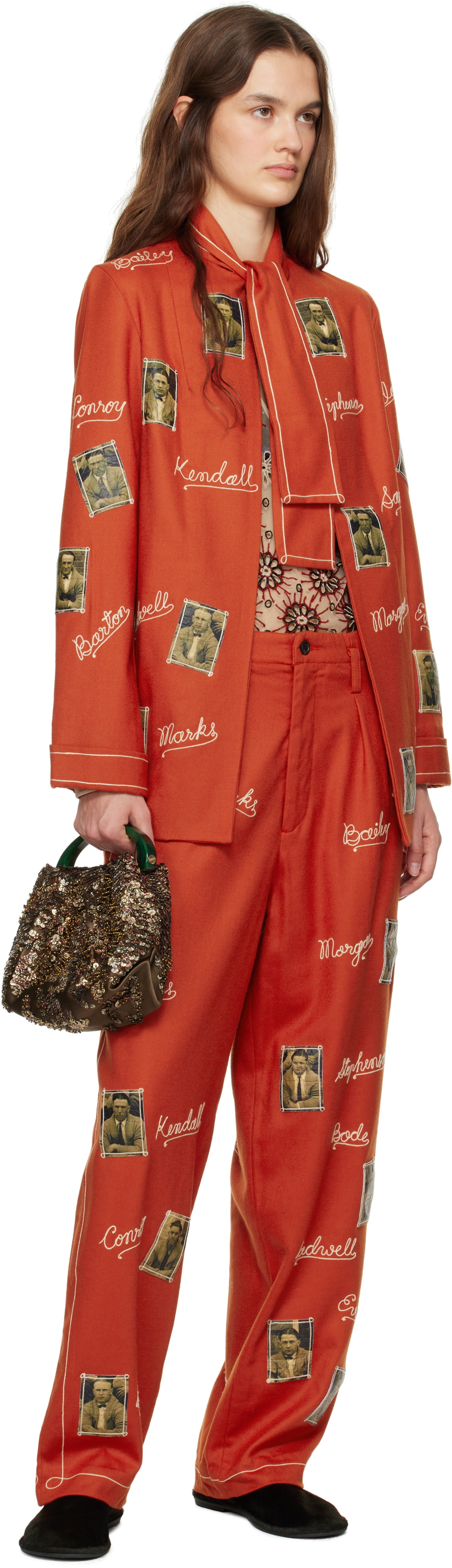 Bode Red Alumni Jacket Bode