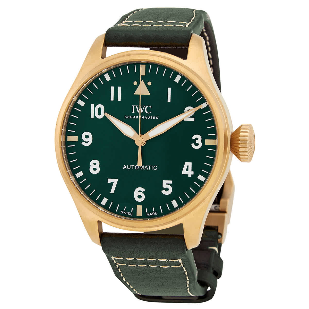 IWC Big Pilot Bronze Spitfire Automatic Green Dial Mens Watch IW329702 IWC