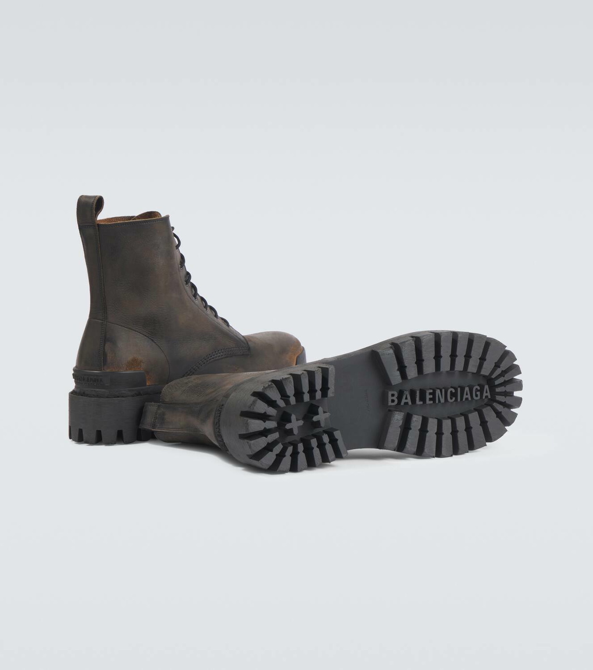 Balenciaga Strike leather boots Balenciaga