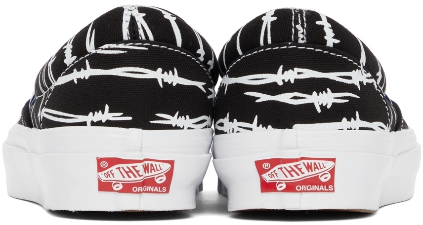 Vans Black Vault Barbed Wire OG Classic Slip-On Sneakers Vans