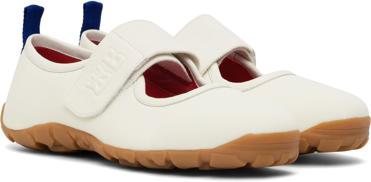 Wales Bonner Off-White Mary Jane Flat Sneakers Wales Bonner
