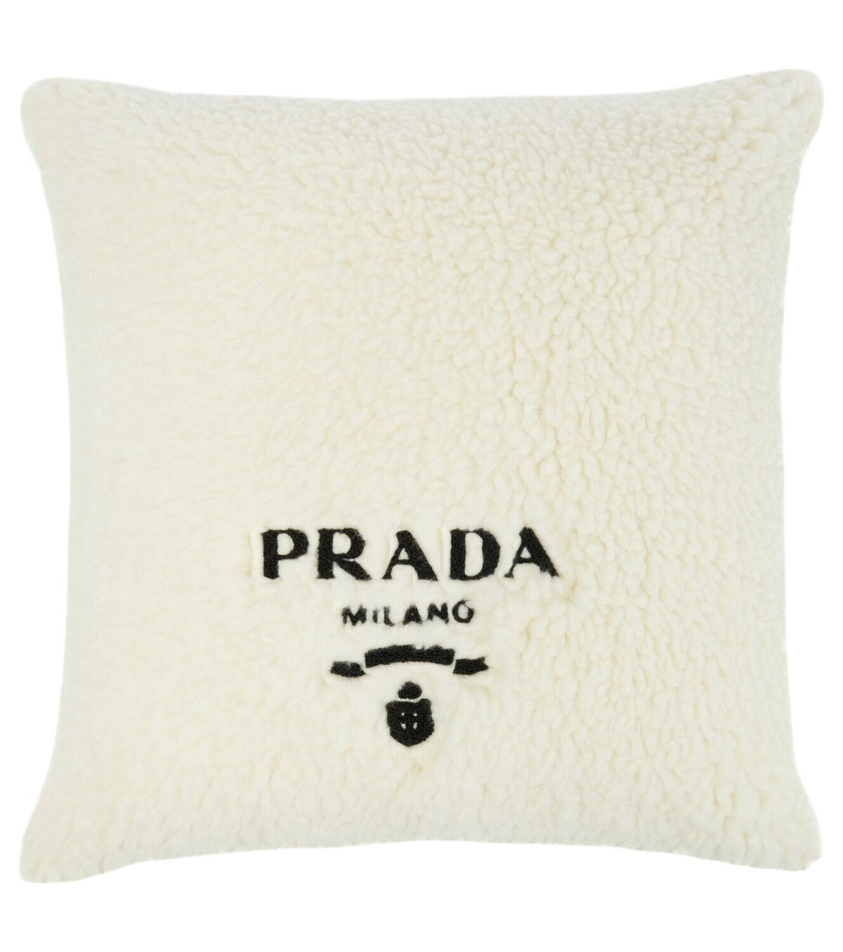 Prada Logo wool, silk and cashmere cushion Prada