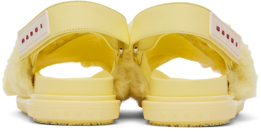 Marni Yellow Fussbett Sandals Marni