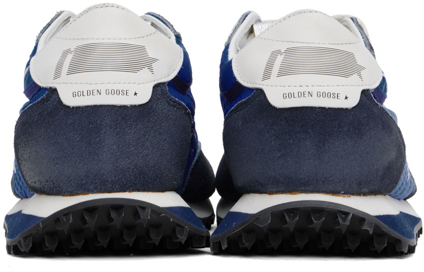 Golden Goose Blue & Navy Marathon Sneakers Golden Goose Deluxe Brand