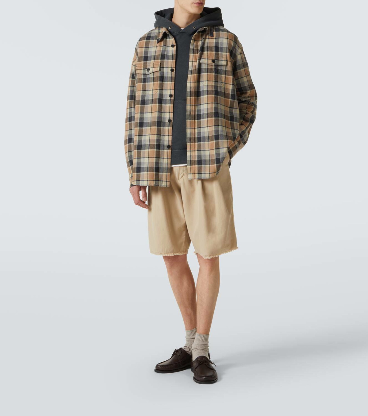 Visvim Lumber Check wool and linen shirt Visvim