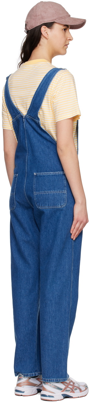 Carhartt Work In Progress Blue Bib Overalls Carhartt Wip