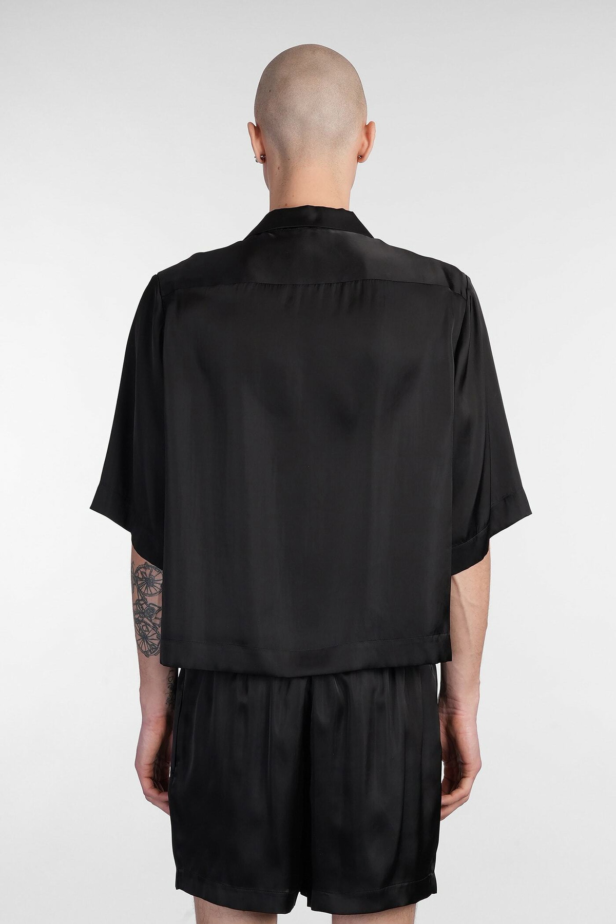 Sapio N 38 Shirt In Black Triacetate SAPIO