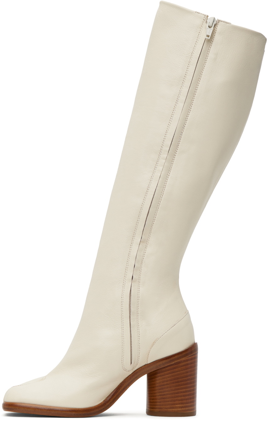 Maison Margiela White Tabi Boots Maison Margiela