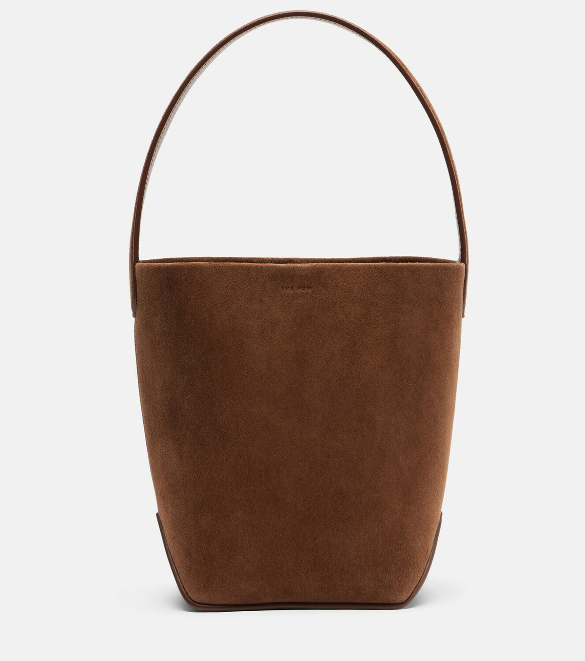 The Row Park Edge N/S Small suede tote bag The Row