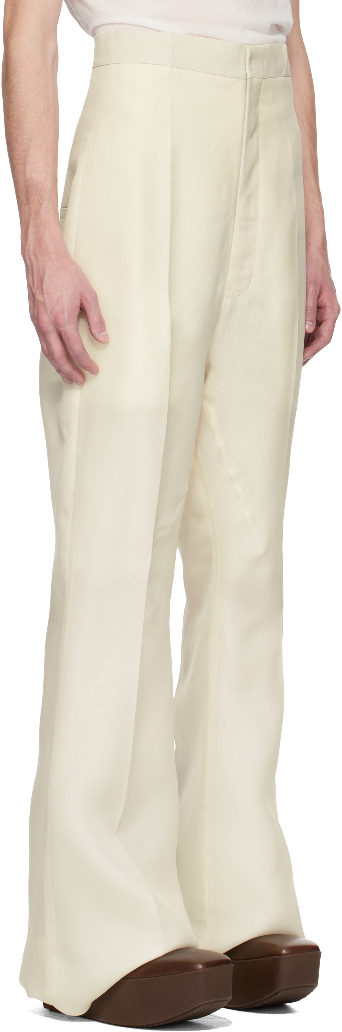 Rick Owens Off-White Hollywood Dirt Bolan Trousers Rick Owens