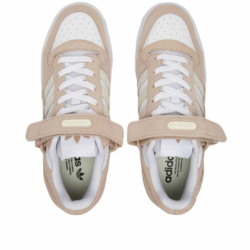 Adidas Women's Forum Low W Sneakers in Wonder Taupe/Cream White/White ...