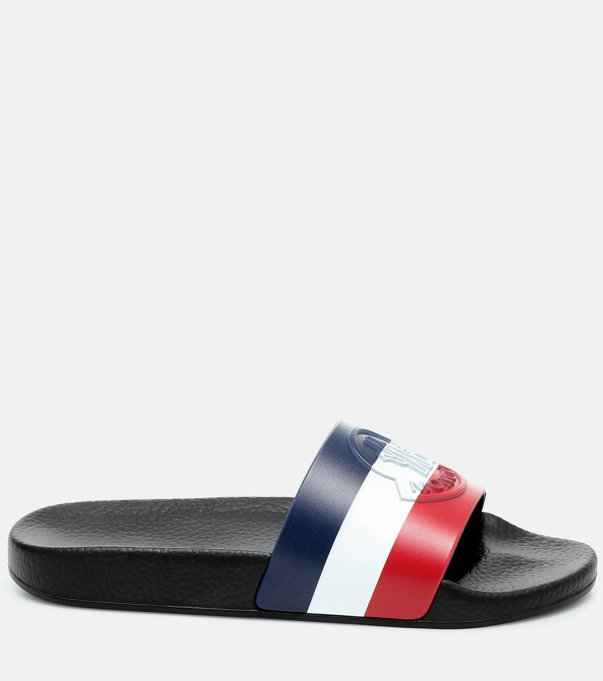Moncler - Jeanne striped rubber slides Moncler